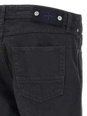Stone Island Light Bull Denim Jeans - Black