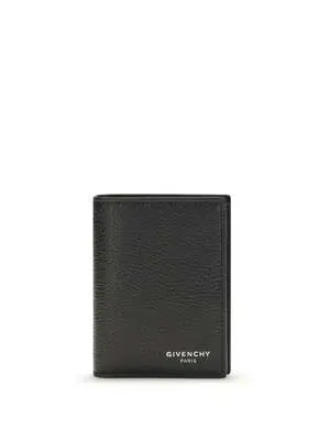 Givenchy Garnet Leather Card Holder - Black