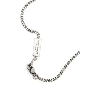 Saint Laurent Tone Curb Chain Bracelet - Silver