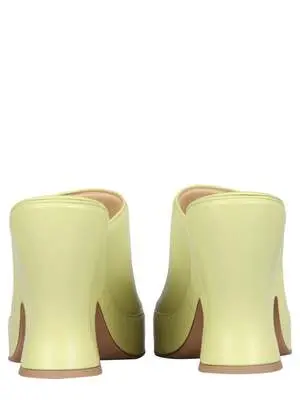 Bottega Veneta Wedge Sandals - Yellow