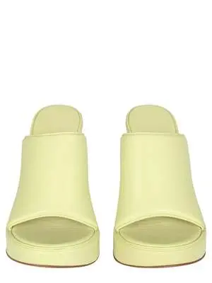 Bottega Veneta Wedge Sandals - Yellow