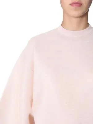 Givenchy Round Neck Puffed Sleeve Knit Top