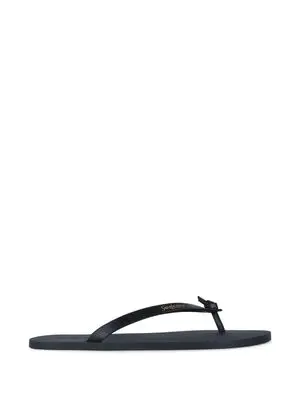 Saint Laurent Leather Flip Flop Sandals
