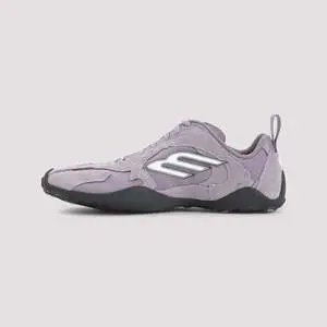 Balenciaga Lilac Leather Monday Ultra Sneakers - Multicolor