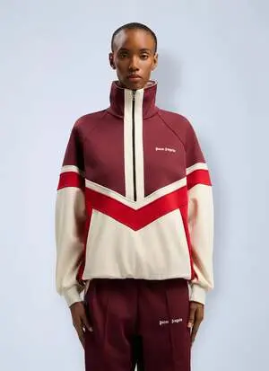 Palm Angels Anorak Track Jacket With Logo Embroidery