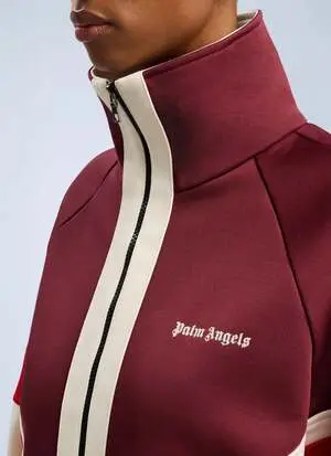 Palm Angels Anorak Track Jacket With Logo Embroidery - Multicolor