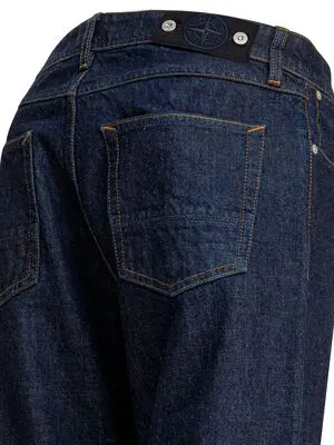 Stone Island Straight Leg Five Pocket Denim Jeans