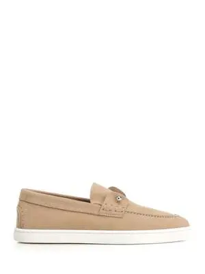 CHRISTIAN LOUBOUTIN Chambeliboat Moccasins - Cream