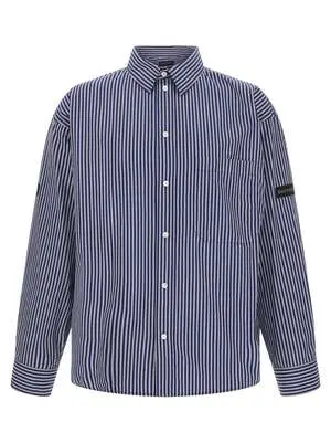 Balenciaga Striped Shirt - Blue