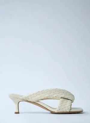 Bottega Veneta Riva Mule Sandals - Black