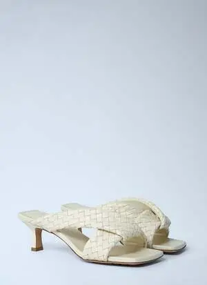 Bottega Veneta Riva Mule Sandals - Black