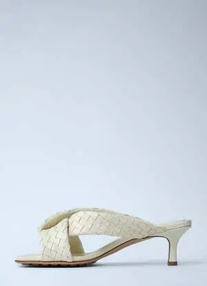 Bottega Veneta Riva Mule Sandals - Black