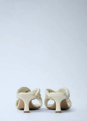 Bottega Veneta Riva Mule Sandals - Black