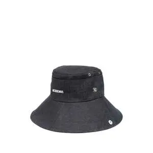 Jacquemus Wide Brim Bucket Hat - Blue