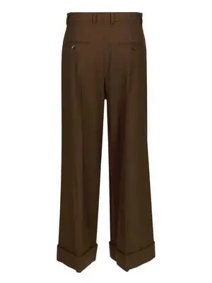 Celine Dock" Trousers In Stretch Wool Gabardine