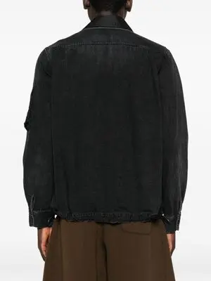 Sacai Denim And Nylon Jacket - Multicolor