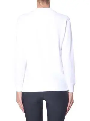 Versace Crewneck Sweatshirt With Graphic Print - White