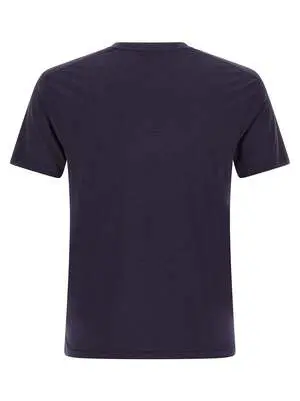 TOM FORD Logo Embroidery T-shirt - Blue