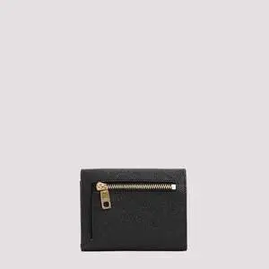 Dolce & Gabbana Leather French Flap Wallet - Black