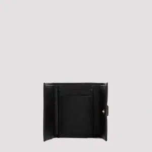 Dolce & Gabbana Leather French Flap Wallet - Black