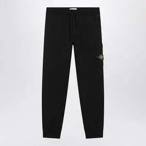 Stone Island Cotton Jogging Trousers - Black