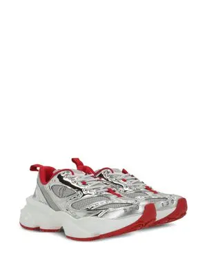 CHRISTIAN LOUBOUTIN So Flo Paneled Lace-up Sneakers