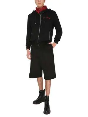 Alexander McQueen Zip-up Hooded Sweatshirt