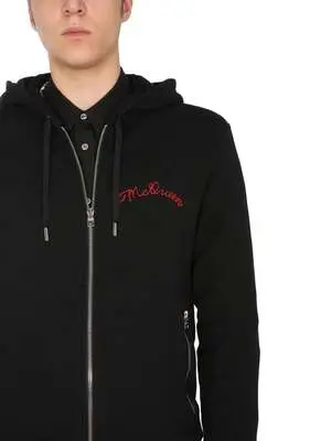 Alexander McQueen Zip-up Hooded Sweatshirt