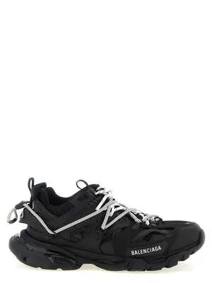 Balenciaga Track Trail Lace Up Sneakers - Black