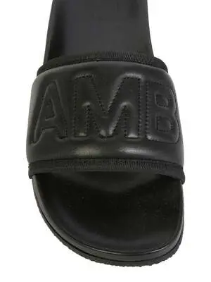 AMBUSH Leather Padded Slide Sandals