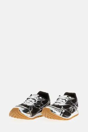 Bottega Veneta Orbit Technical Fabric And Mesh Lace-up Sneakers - Multicolor