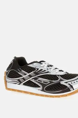 Bottega Veneta Orbit Technical Fabric And Mesh Lace-up Sneakers - Multicolor