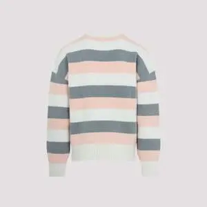 Ami Striped Crewneck Sweater