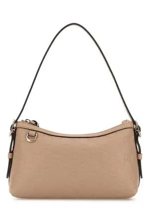 Gucci Powder Leather Shoulder Bag - Pink