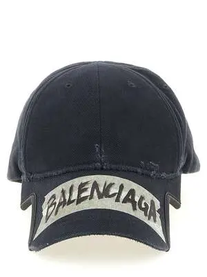 Balenciaga Balenciaga Masking Tape Beanie Black