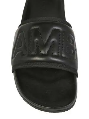 AMBUSH Padded Leather Slide Sandals