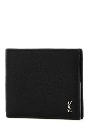 Saint Laurent Leather Wallet - Black