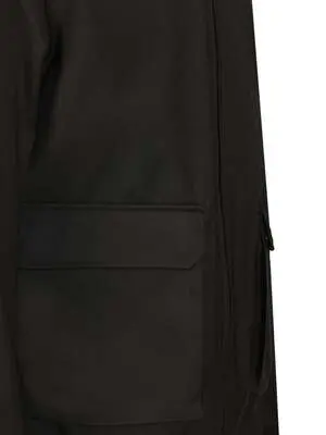 Herno Pure Wool Bomber Jacket With High Neck And Flap Pockets - Brown