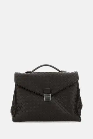 Bottega Veneta BOTTEGA VENETA Woven Leather Briefcase Bag Multicolor