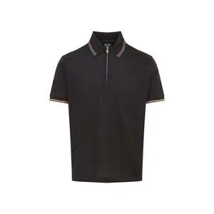 Paul Smith Str Detail Polo Shirt - Brown