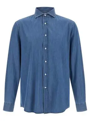 Brunello Cucinelli Denim Shirt - Blue