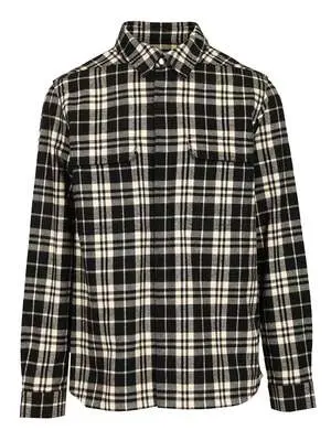 Rick Owens Temple Checked Cotton Shirt