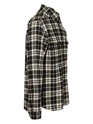 Rick Owens Temple Checked Cotton Shirt