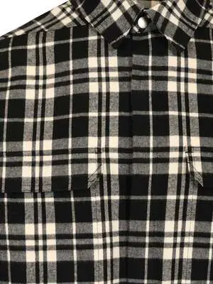 Rick Owens Temple Checked Cotton Shirt