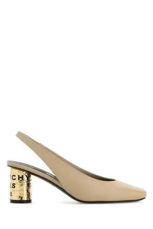 Givenchy Givenchy Leather Tape Pumps Brown