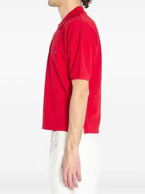 Celine Logo Cotton Polo Shirt