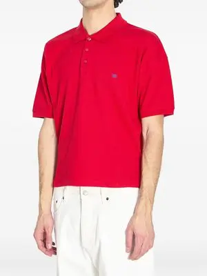 Celine Logo Cotton Polo Shirt