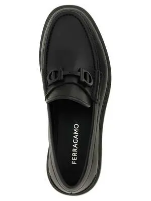 FERRAGAMO Tobias Loafers - Black