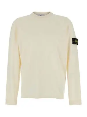 Stone Island STONE ISLAND Cotton Sweater With Round Neck And Long Sleeves Multicolor