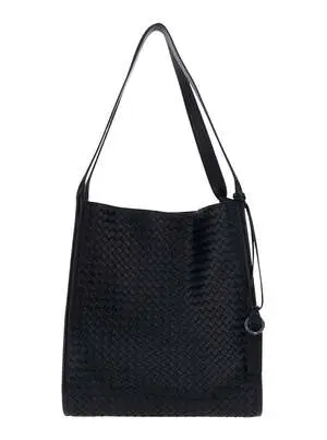 Bottega Veneta Corriere Intreccio Leather Tote Bag - Multicolor